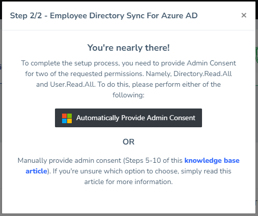 Azure AD Employee Directory Synchronisation – Knowledge Base