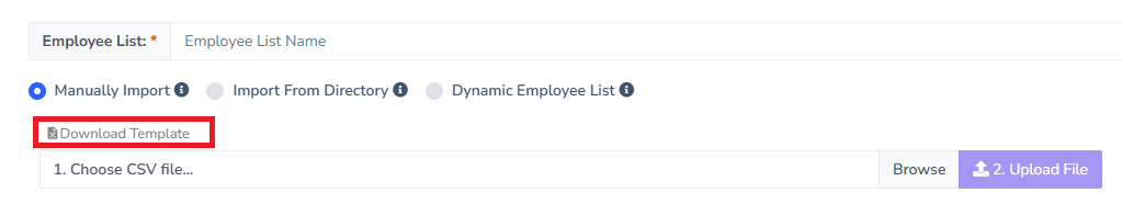 Employees - Import using a CSV file – Knowledge Base