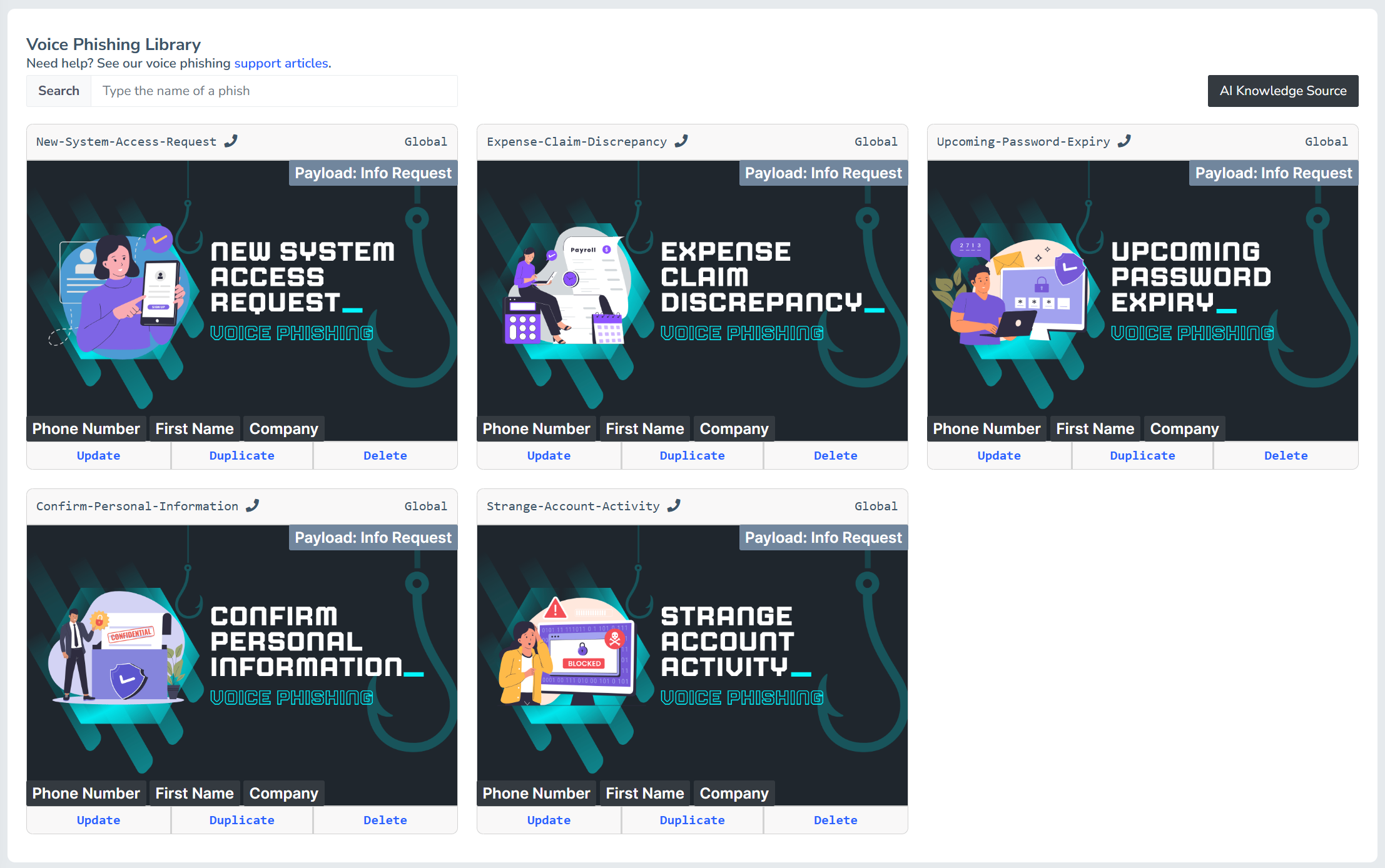 Voice Phishing - Feature Overview – Knowledge Base