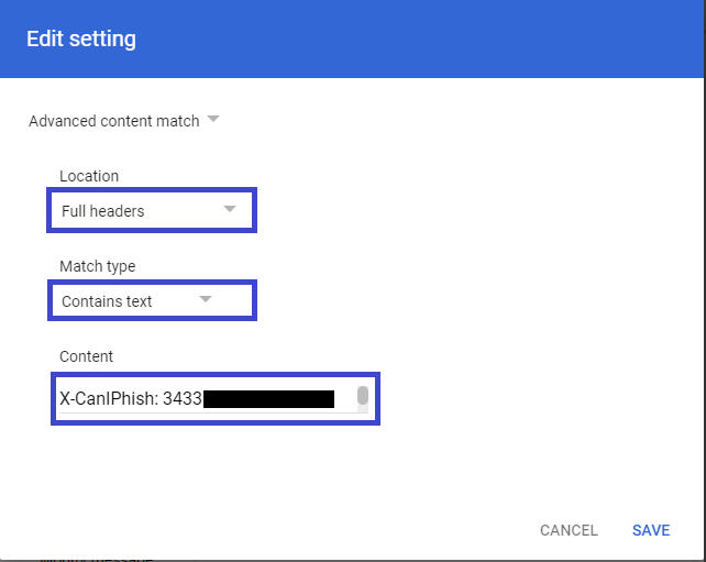 Allowlisting by Email Header in GSuite/Google Apps – Knowledge Base