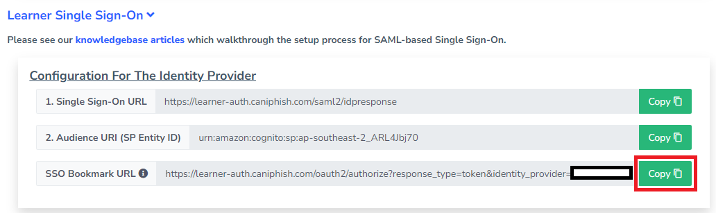 Okta: Learner Dashboard SSO Configuration Guide – Knowledge Base
